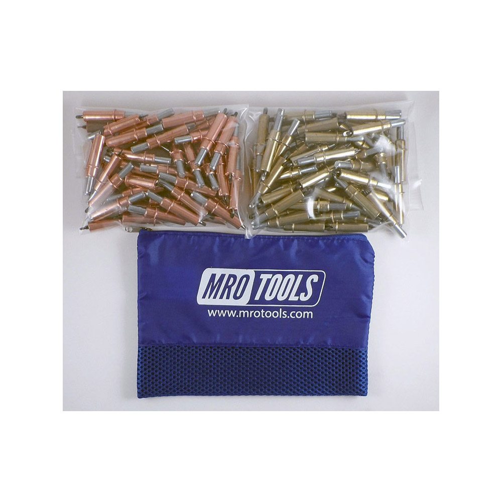 K3S100-1 Standard 0-1/4'' 50 1/8'' & 50 3/16'' Cleco Fasteners Kit w ...